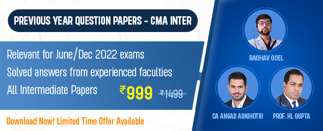 CMA Inter Question Paper with Answers PDF